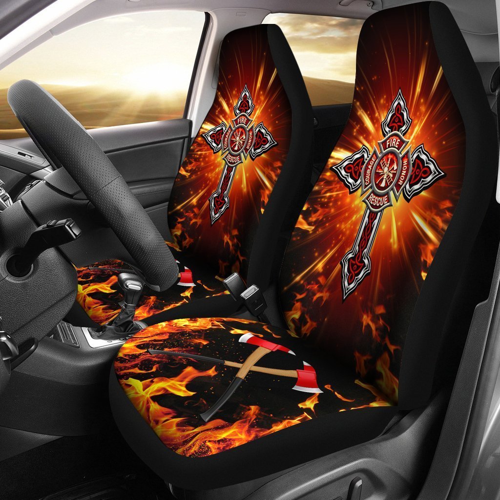 Firefighters Car Seat Covers